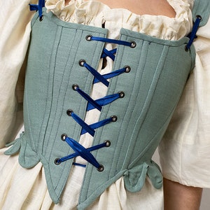 Corset Pattern Sewing Pattern Renaissance Milkmaid Stay Bodice Pattern ...