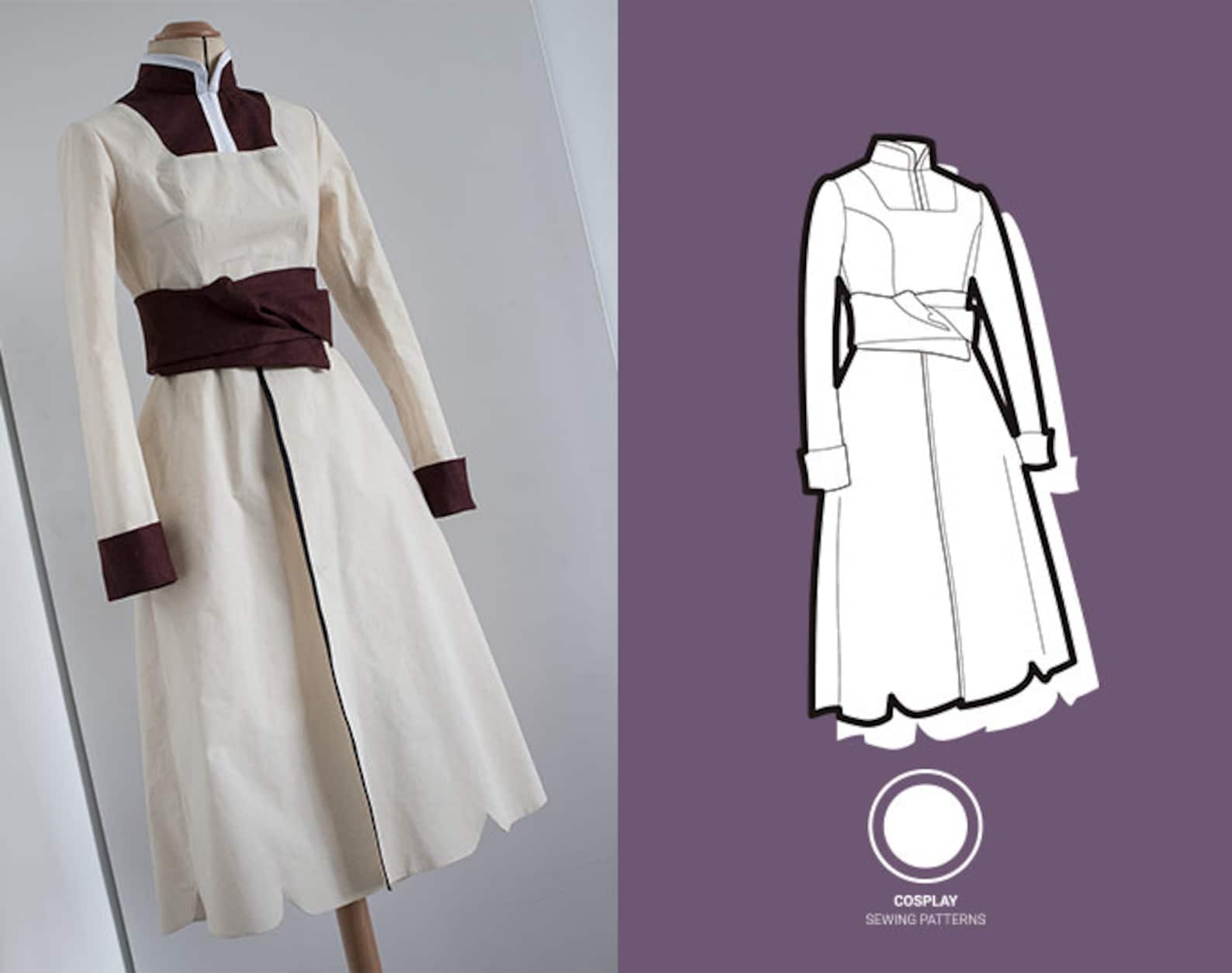 Anna Dress PDF Cosplay Sewing Pattern - Etsy