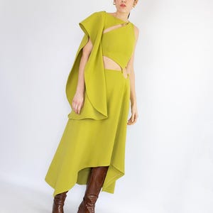 Asymmetrical Dress Sewing Pattern | Summer Midi Dress Pattern | Off ...