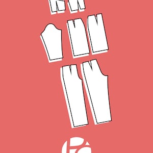 Female Pattern Pack. Body + Sleeve + Skirt + Pants | 6 SIZES | PDF ...