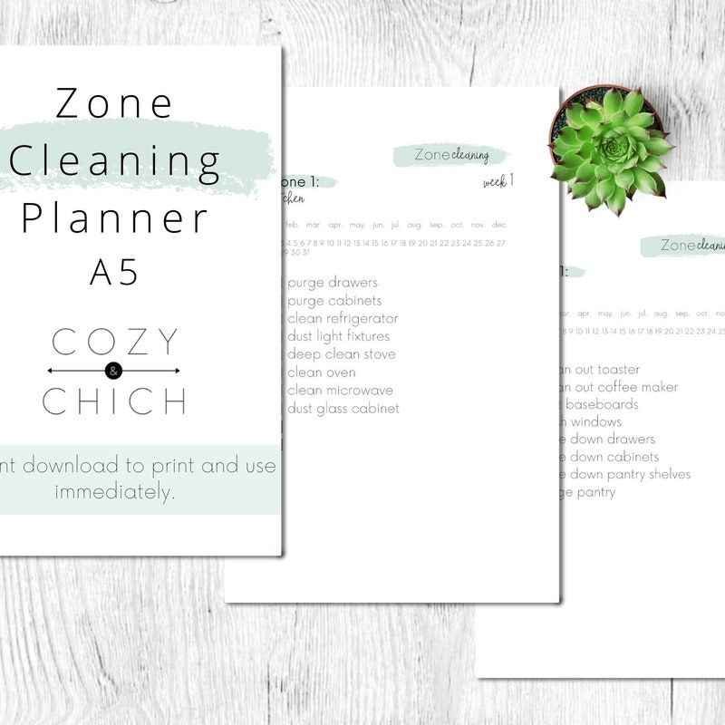 Zone Cleaning - Etsy