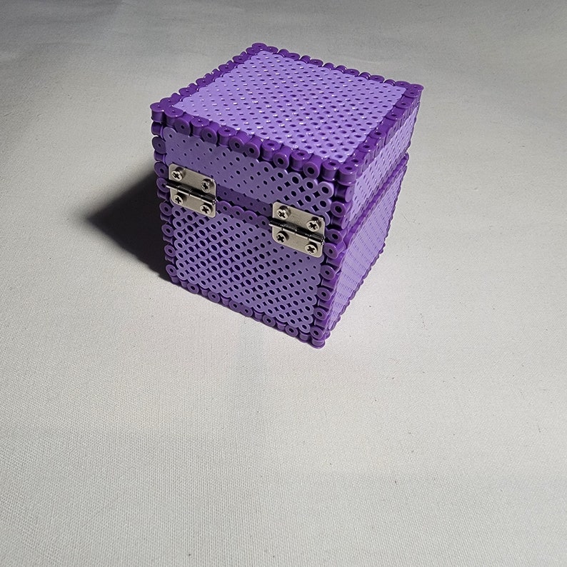 3D Purple Perler Chest - Etsy