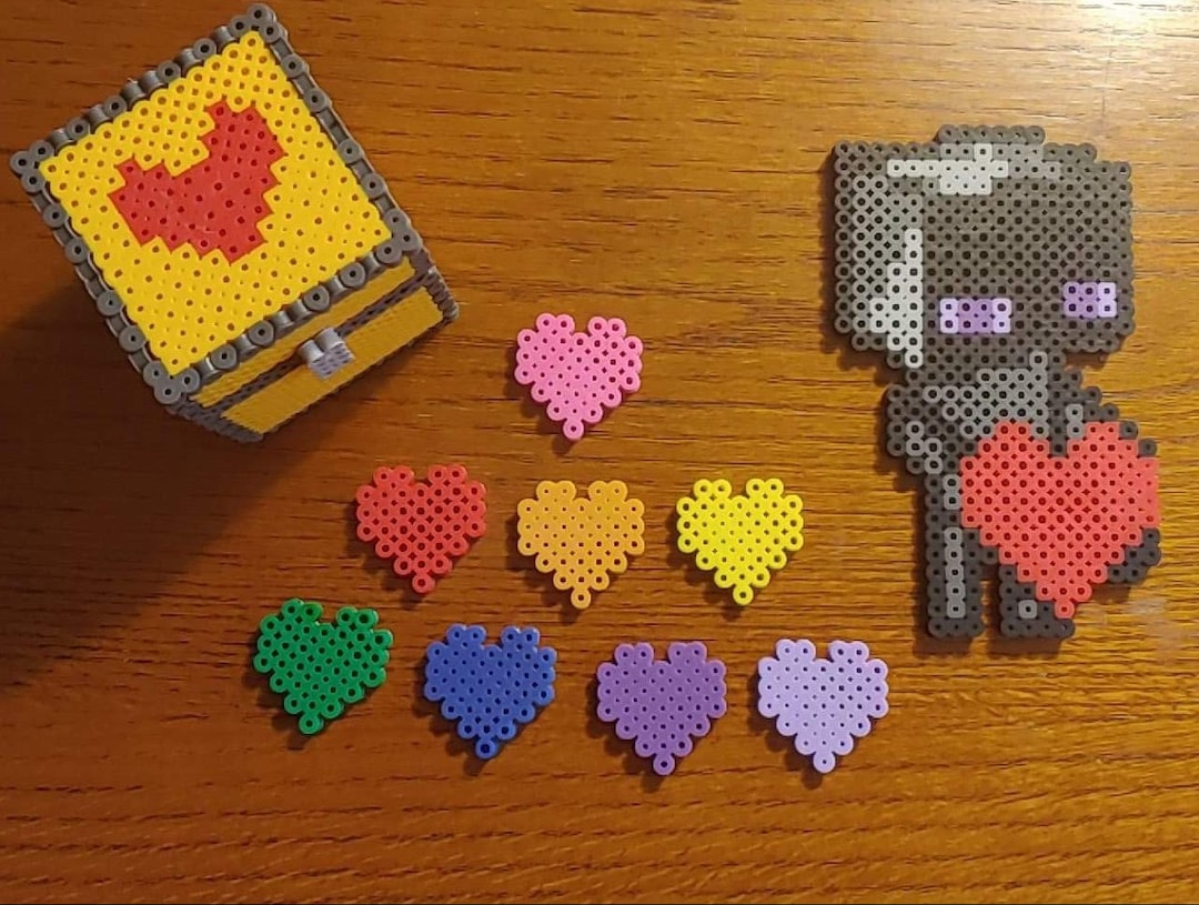 Vday Minecraft Set - Etsy