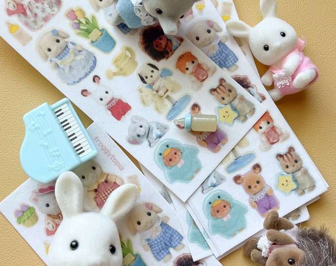 Calico Critter Stickers - Etsy