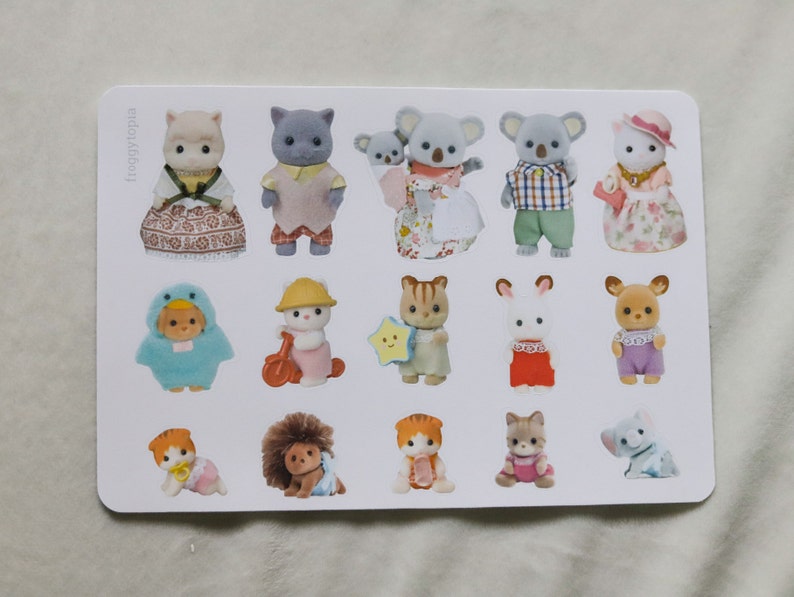 Calico Critter Stickers - Etsy
