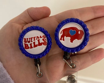 Buffalo Badge Reel | Etsy