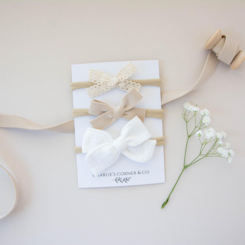 Newborn Baby Bows - Etsy