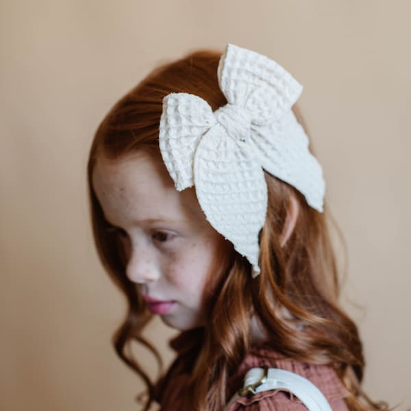 Oversized Hair Bow Etsy