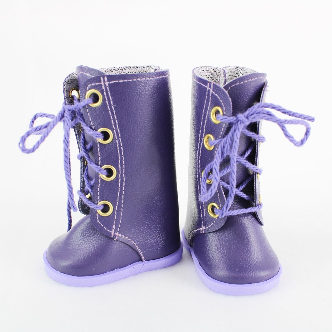 Doll Boots for 18 Dolls, Fits American Girl Doll, Doll Shoes, Pastel ...