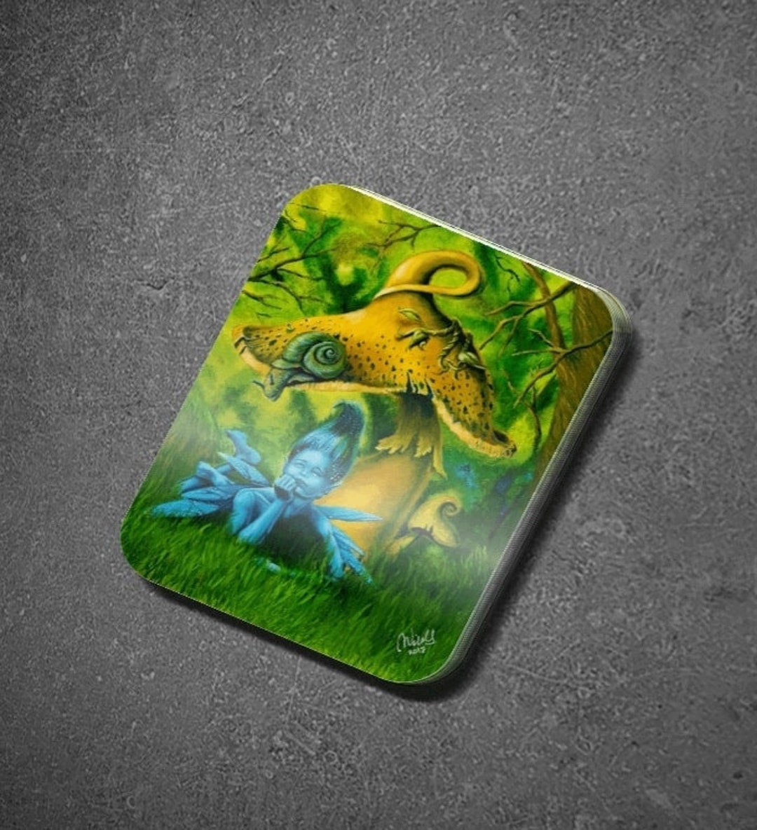 Pixie Toadstool Vinyl Sticker Etsy