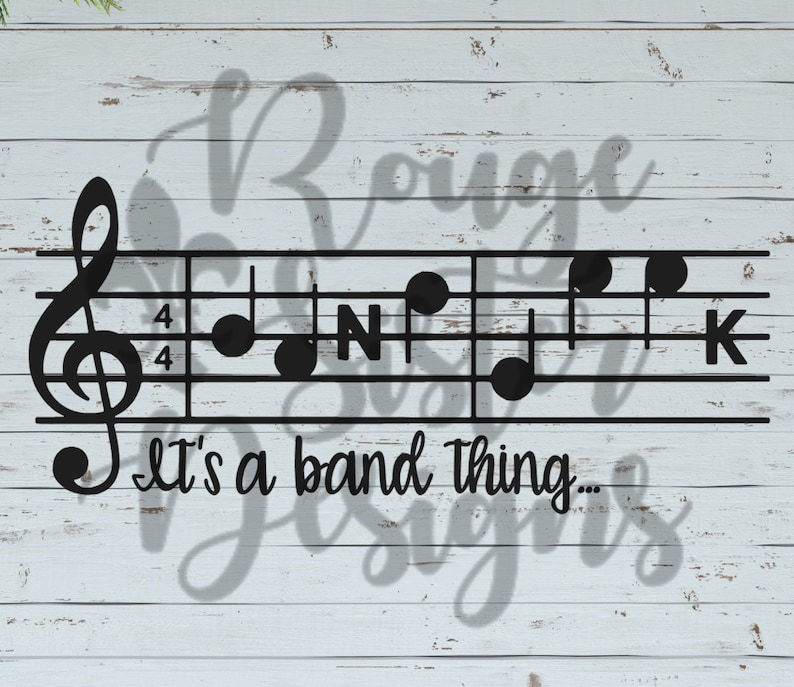 It's a Band Thing... Band Geek Marching Band SVG PNG - Etsy