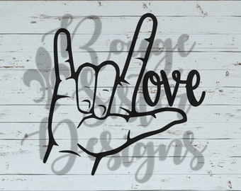 Custom SVG File W/ 1 Sign Language Friend Sign & Name Svg Cut File ...