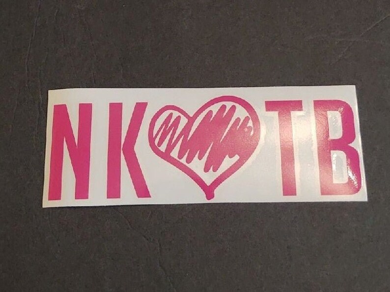 NKOTB New Kids on the Block Heart Vinyl Decal - Etsy