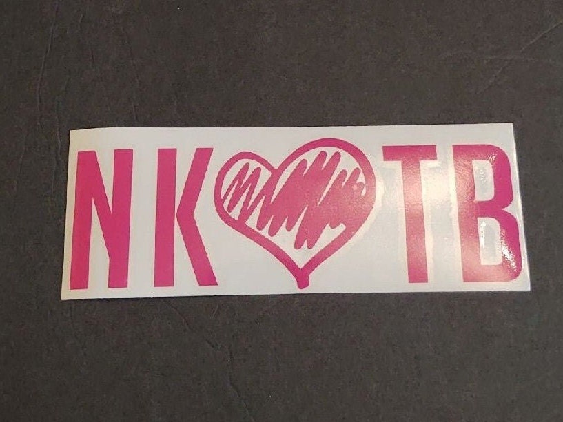 NKOTB New Kids on the Block Heart Vinyl Decal - Etsy