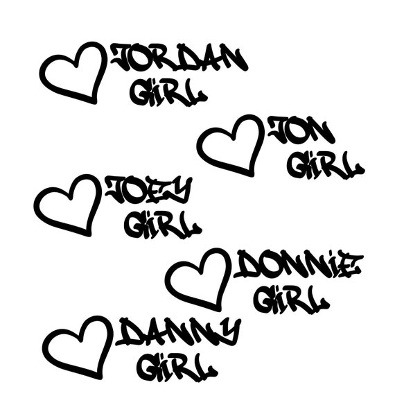 NKOTB new Kids on the Block 'girls' Permanent Vinyl - Etsy