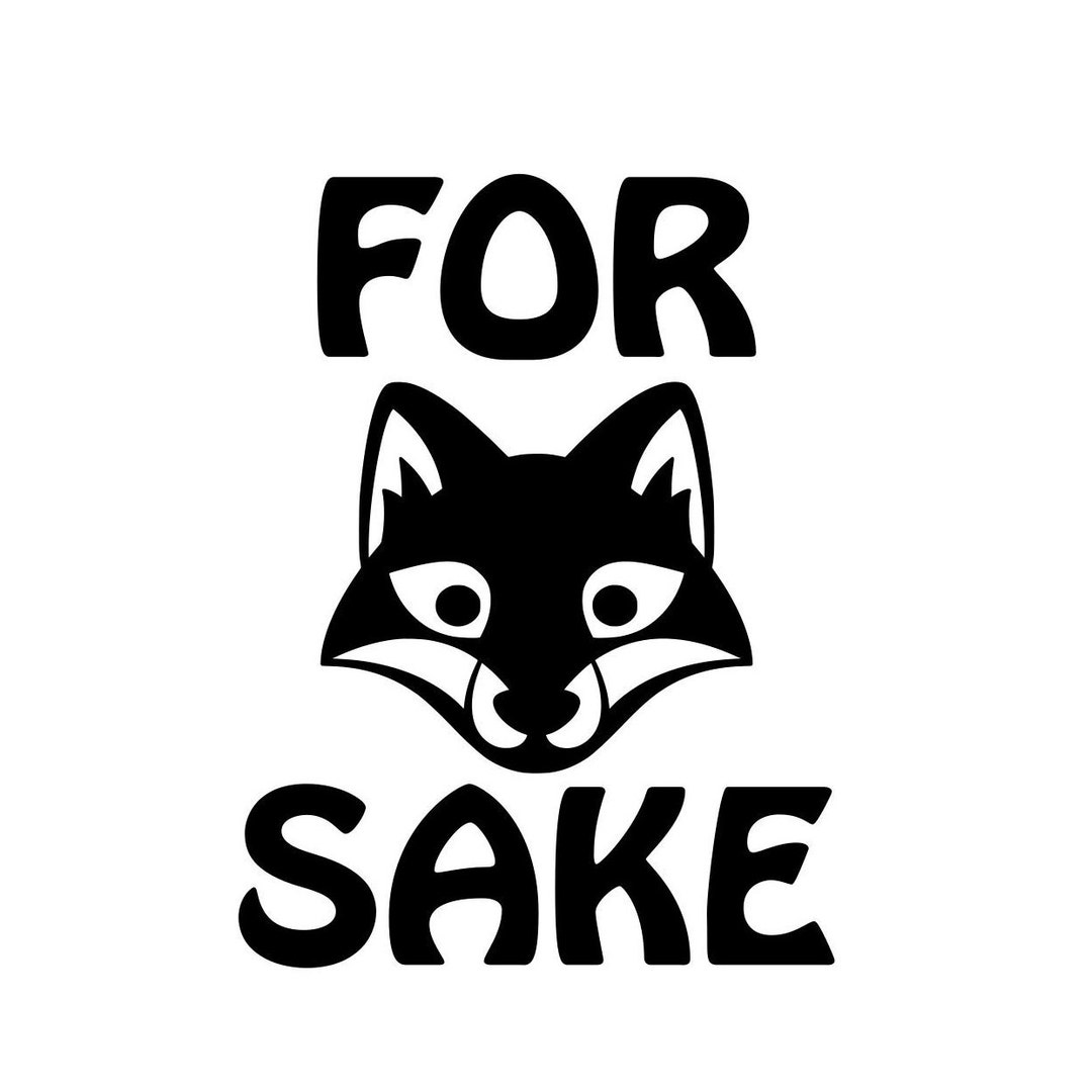 For Fox Sake Vinyl Decal - Etsy