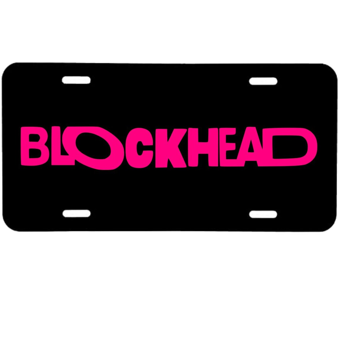 New Kids on the Block NKOTB Blockhead Front Plate(black or White) With ...