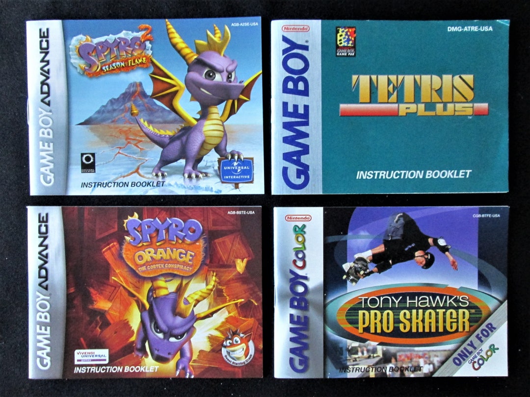 Video Games/instruction Booklets/4 Booklets/games Not - Etsy