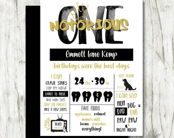Notorious One Welcome Sign | Etsy