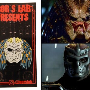 Pred X (predator & Jason X) Mashup 1.5 Inch Pin - SALE - Etsy