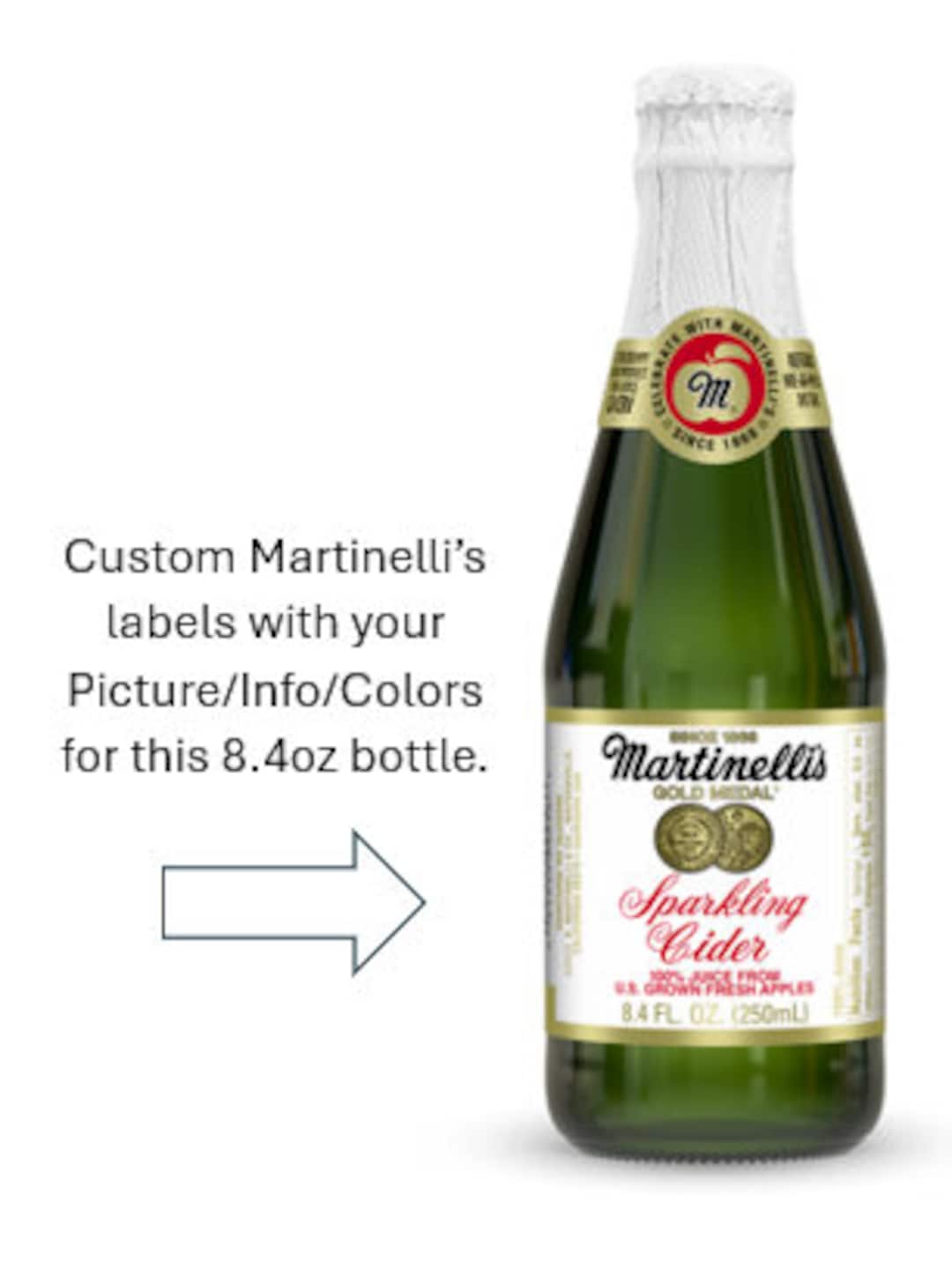 Mini Cider/wine Photo Bottle Labels - Custom Designed Apple Cider ...