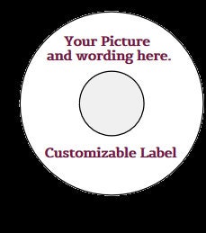 Custom Designed Labels for Cds Dvd/blu-ray Sticker Design - Etsy