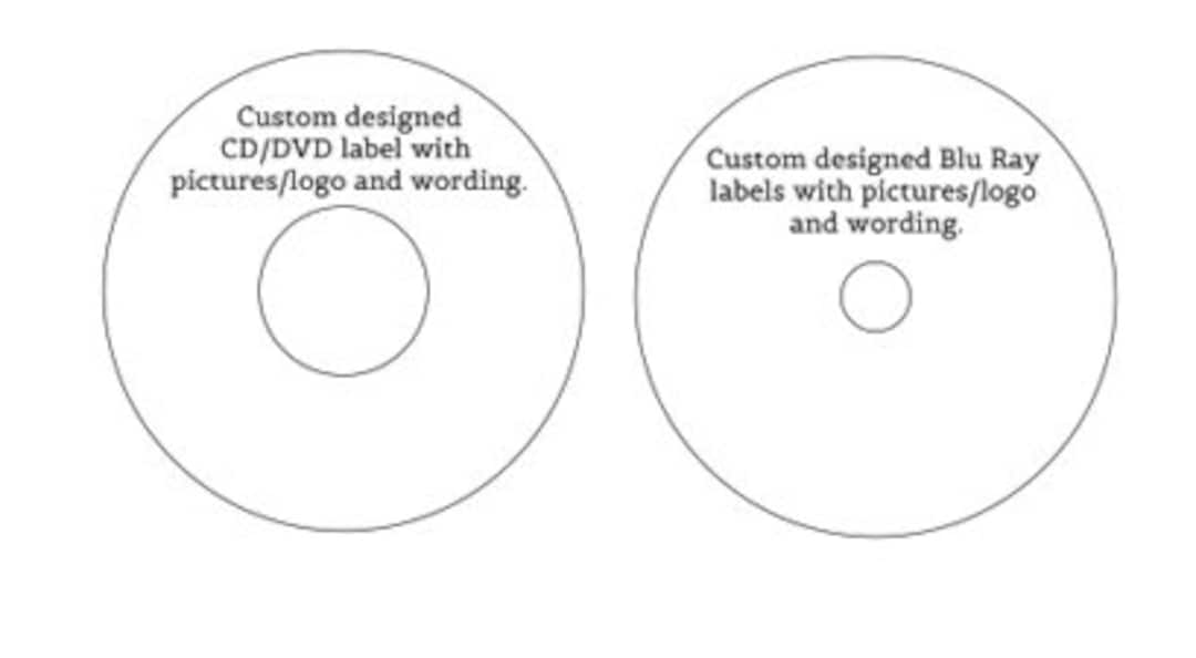 Custom Designed Labels for Cds, Dvd/blu-ray Sticker Design ...