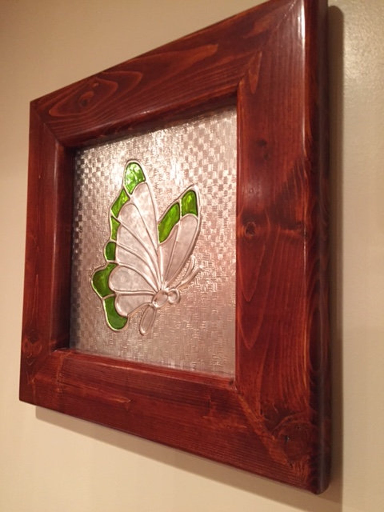 Papalotl (butterfly). Mexican Style Embossed Aluminum Wall Art ...