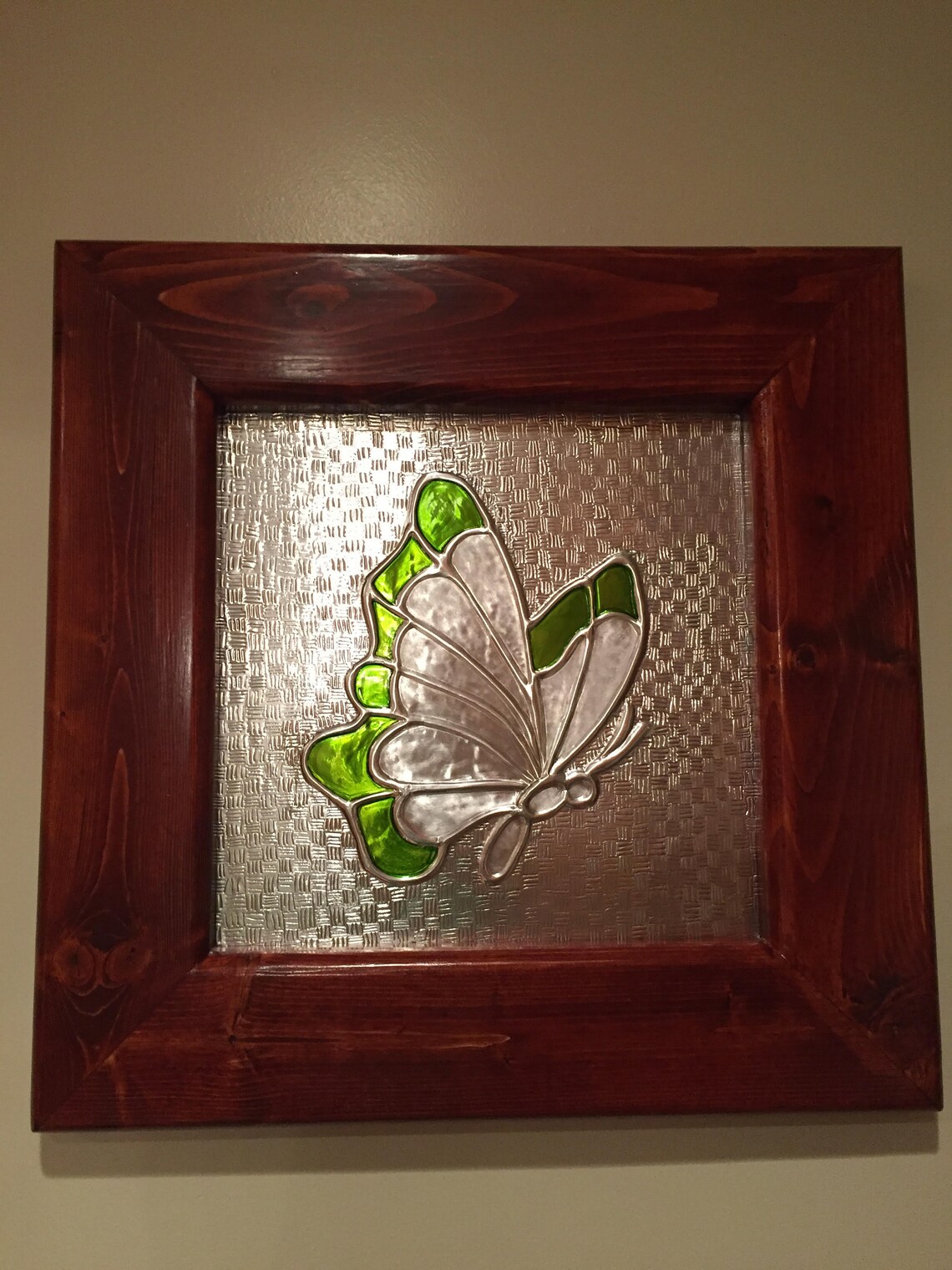 Papalotl (butterfly). Mexican Style Embossed Aluminum Wall Art ...