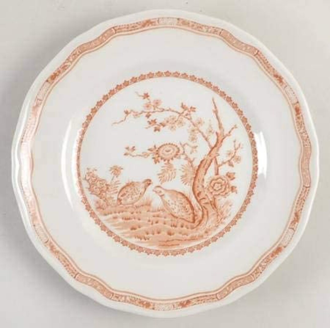 Furnival Quail Dinner Plates 1913 - Etsy