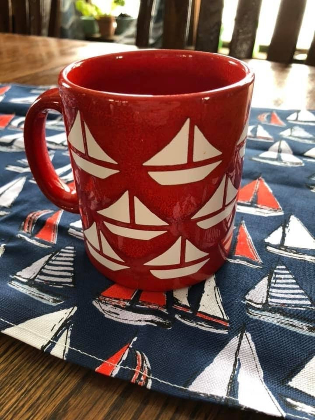 SET OF 2 PIECES 1 Nautical Mug and 1 Table Runner Waechtersbach - Etsy.de