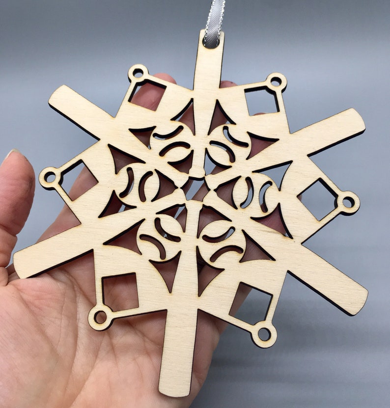 Baseball Laser Cut Wood Snowflake Ornament - Etsy