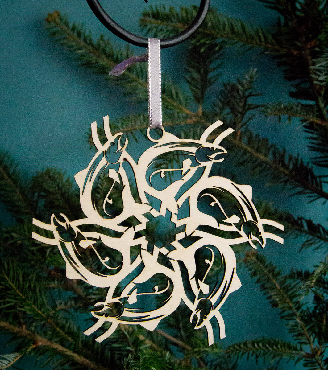 Game of Thrones House Tully Trout Fish Laser Cut Wood | Etsy