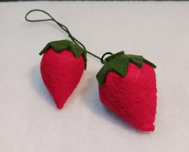 Strawberry Pin and Needle Sharpeners, Crushed Walnut Shells, # 39 - Etsy