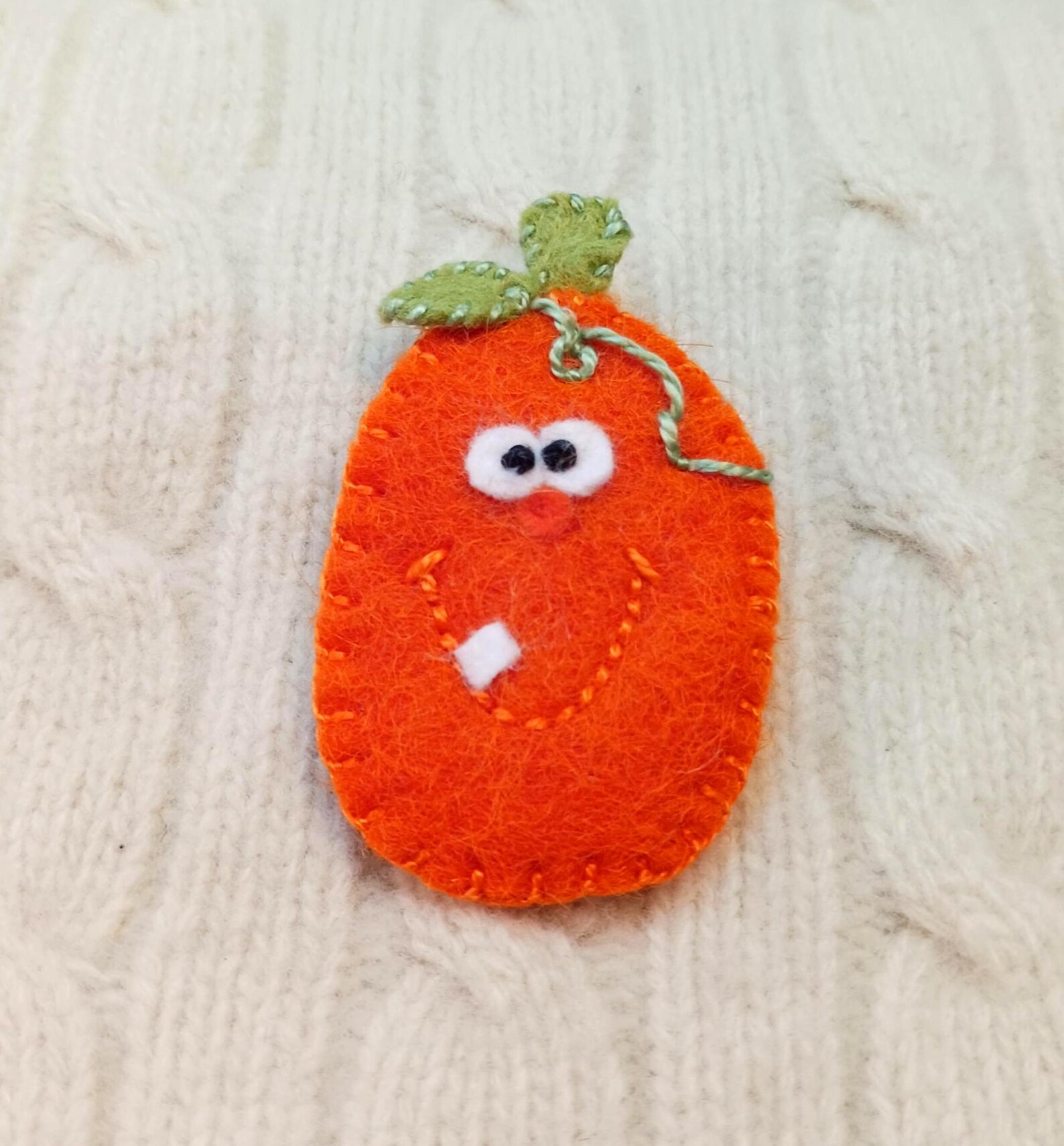The Pumpkin With the Toothy Grin, Whimsical Pins, Holiday Pin, # 158 - Etsy