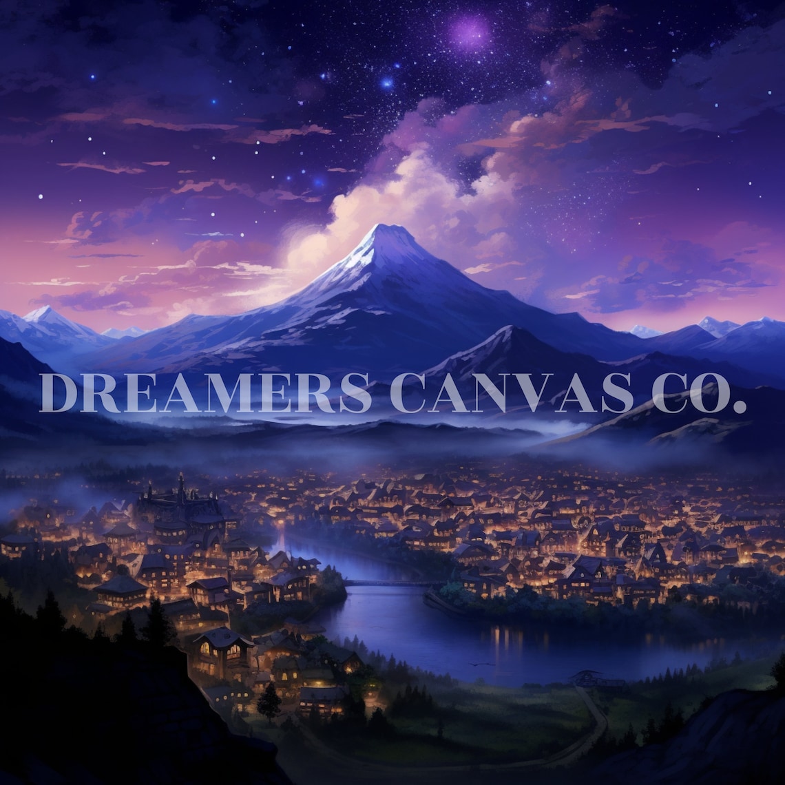 Velaris / ACOTAR Inspired Painting Printable Wall Art DIGITAL DOWNLOAD ...