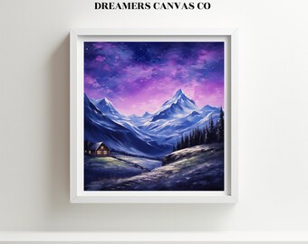 The Night Court Library / ACOTAR Inspired Painting Printable Wall Art ...