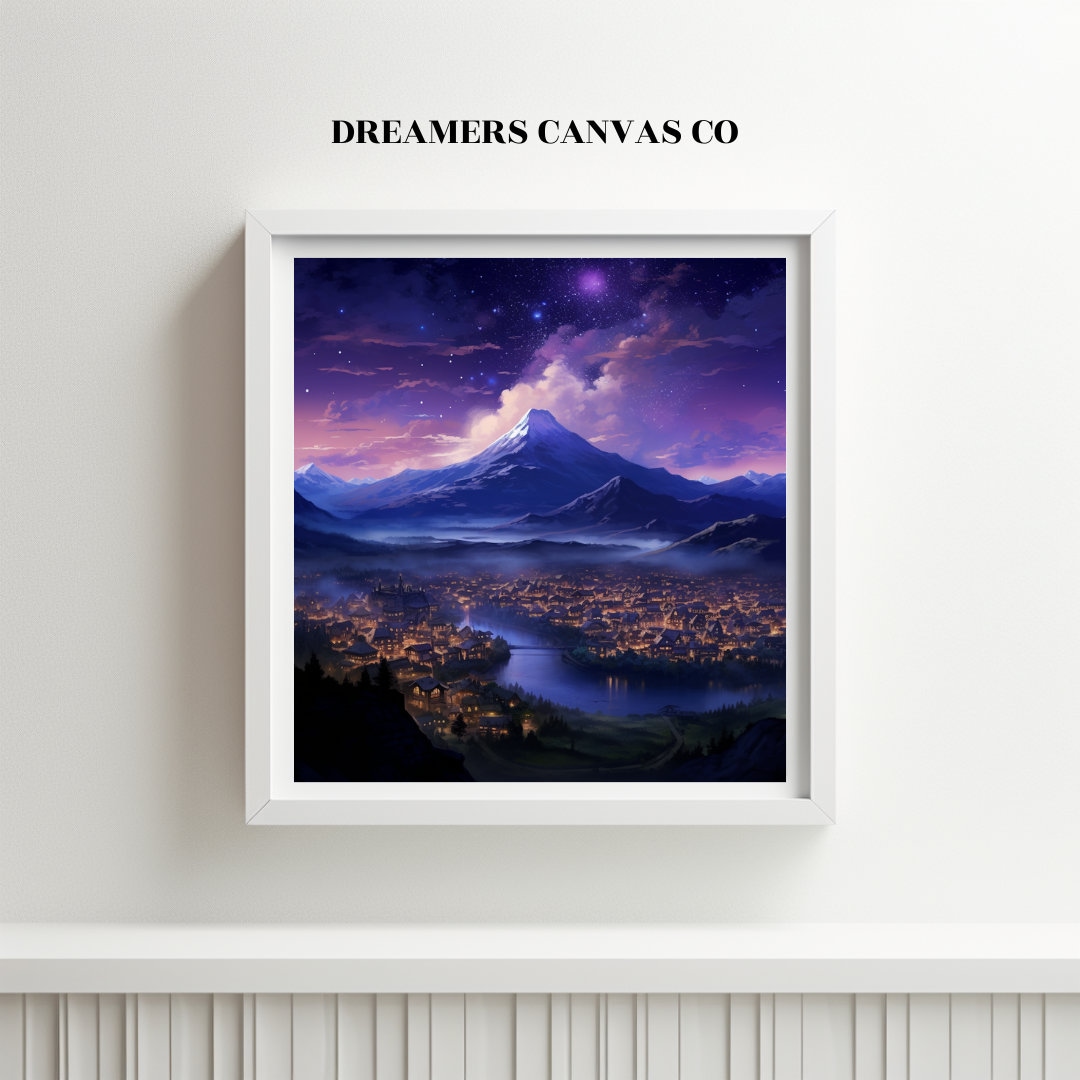 Velaris / ACOTAR Inspired Painting Printable Wall Art DIGITAL DOWNLOAD ...