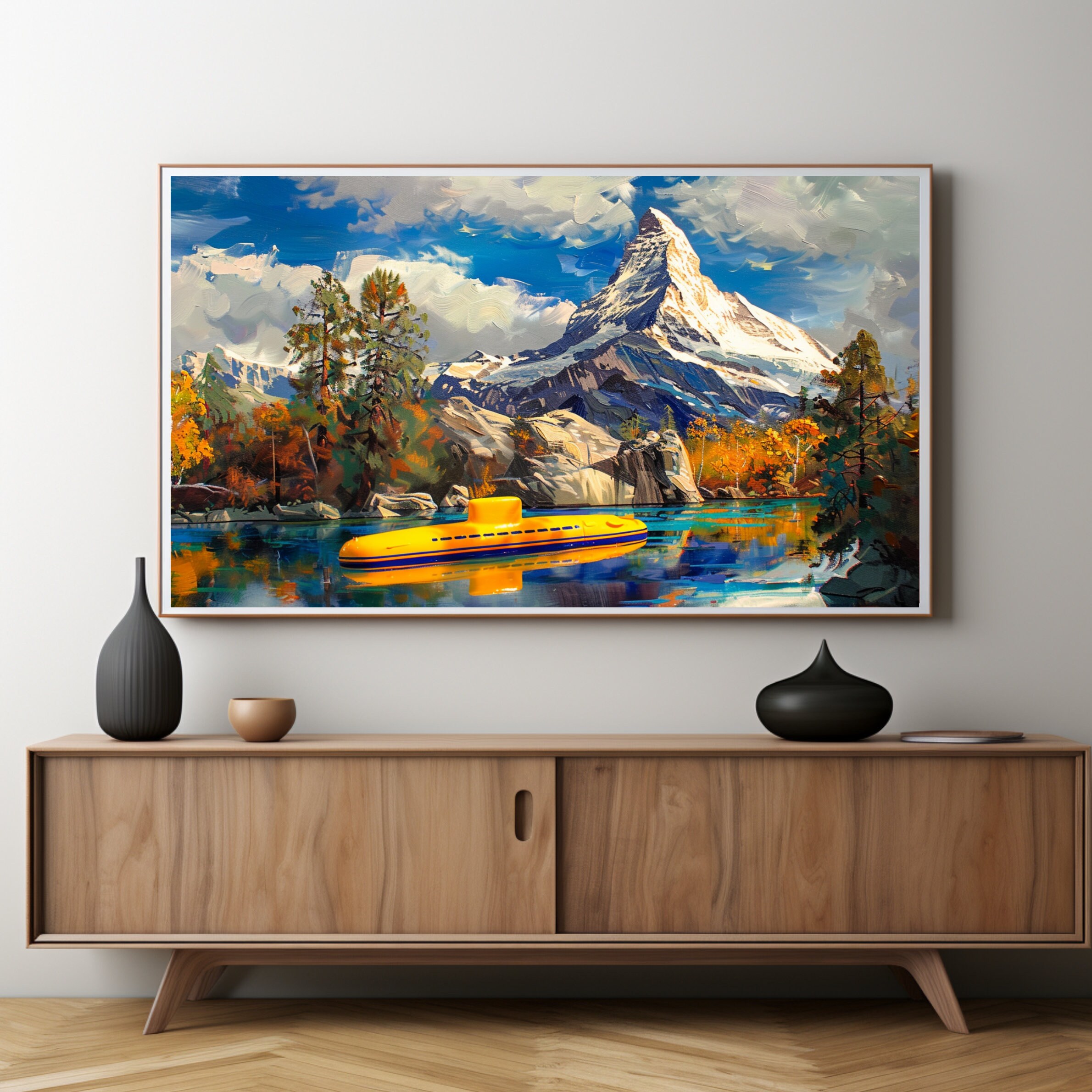 Samsung Frame TV Art - 'autumn West Coast Magic' | Set of 5 Digital TV ...