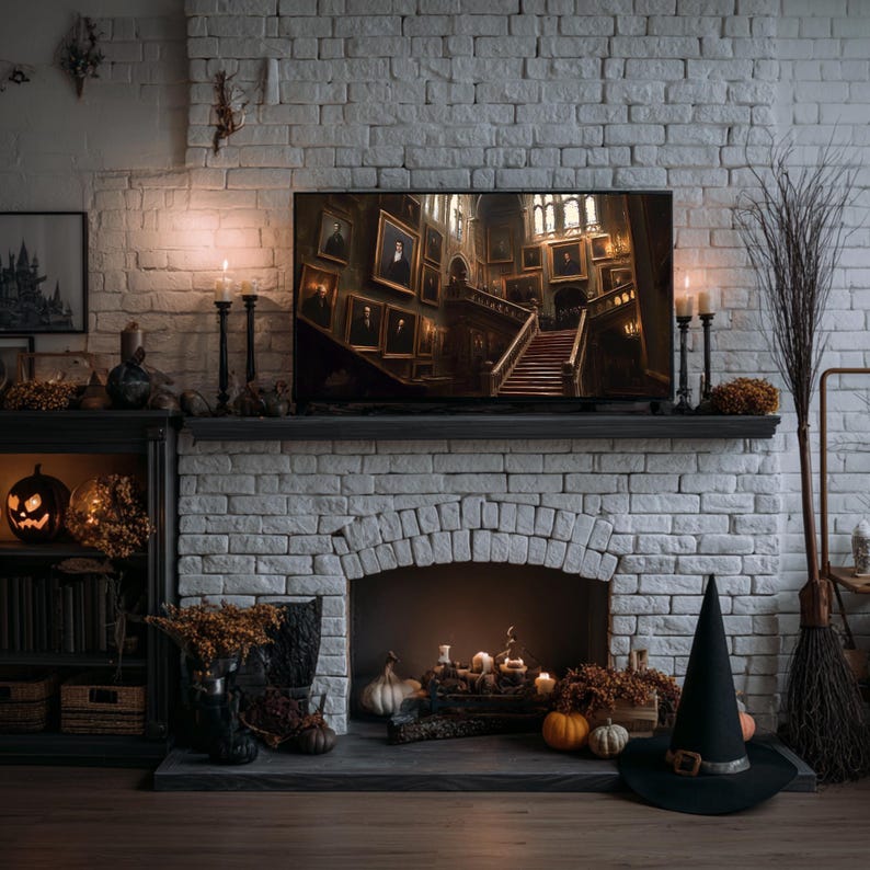 Samsung Frame TV Art - 'wizard School' | Set of 5 Digital TV Wallpapers ...