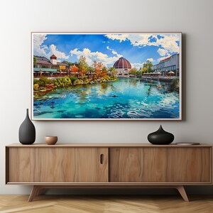 Samsung Frame TV Art - 'downtown Springs' Set | Set of 5 Digital Art ...