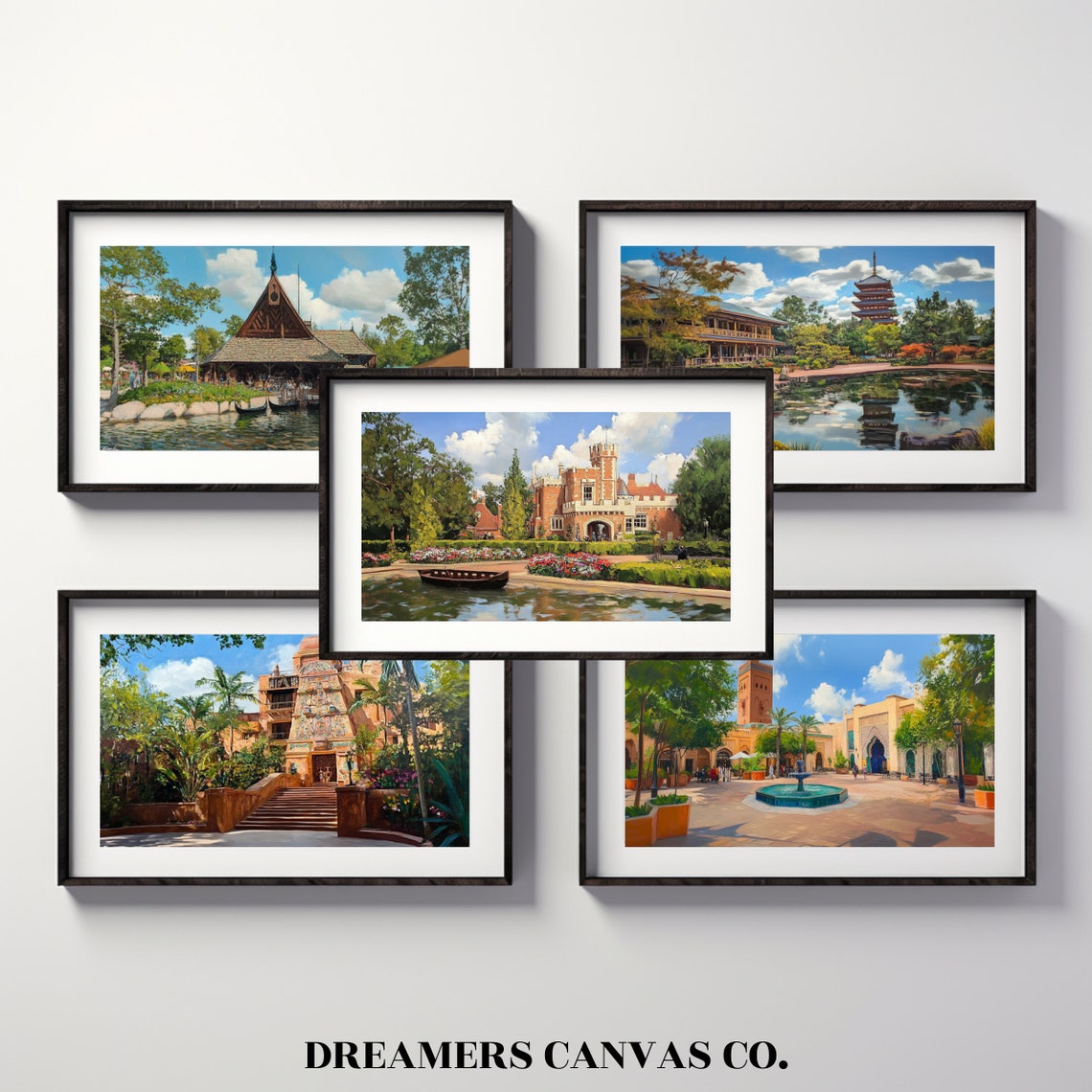 Samsung Frame TV Art - 'world Showcase' | SUPER Set of 11 Digital Art ...