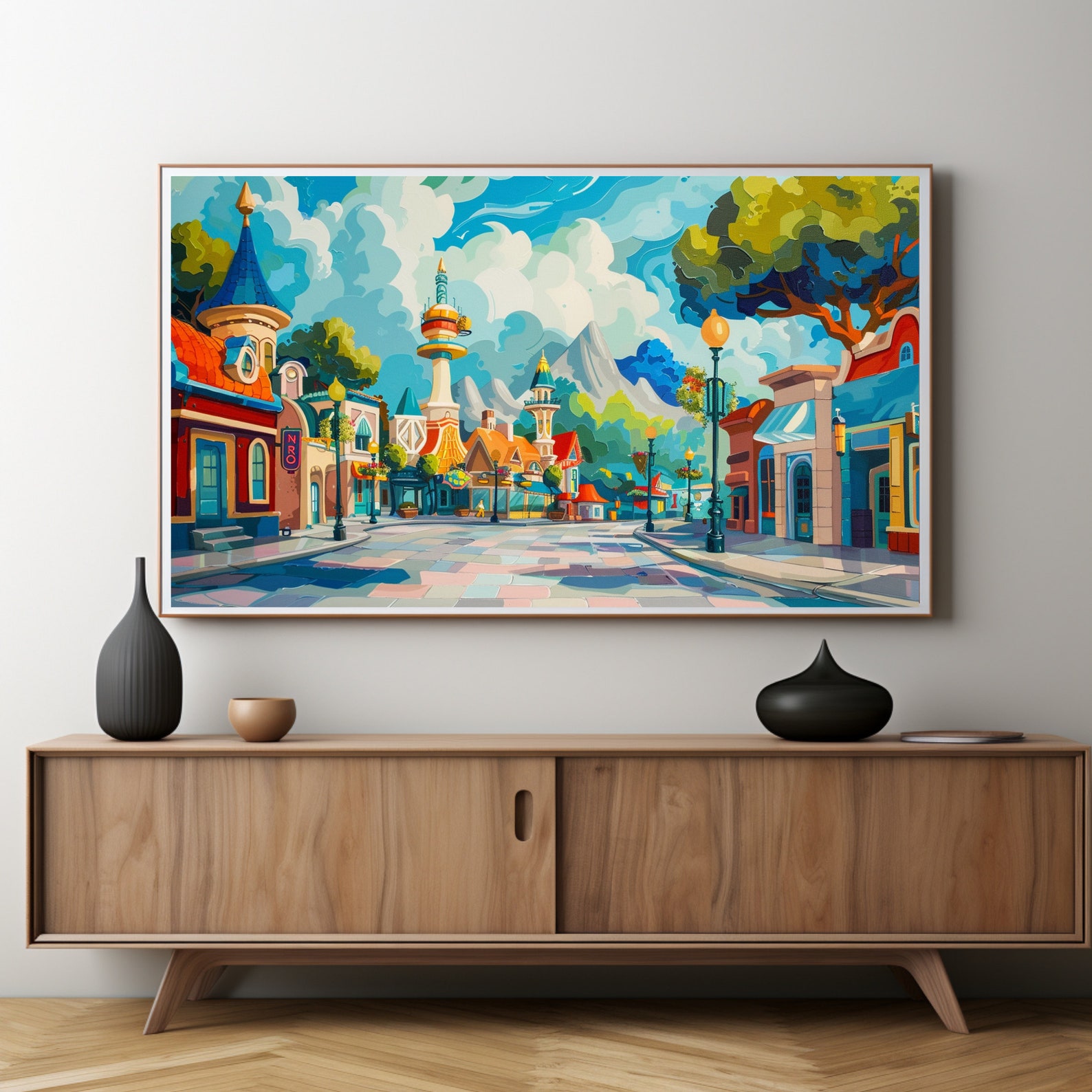 Samsung Frame TV Art - 'west Coast Magic' | Set of 5 Digital Art for ...