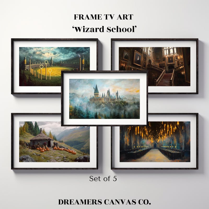 Wizard School Tv Art - Etsy