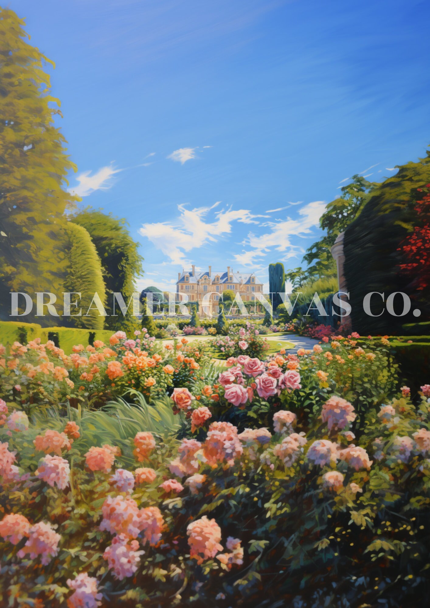Printable Artwork Spring Court / ACOTAR Inspired Painting Wall Art ...