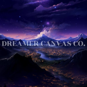 Printable Artwork Velaris / ACOTAR Inspired Painting Wall Art DIGITAL ...