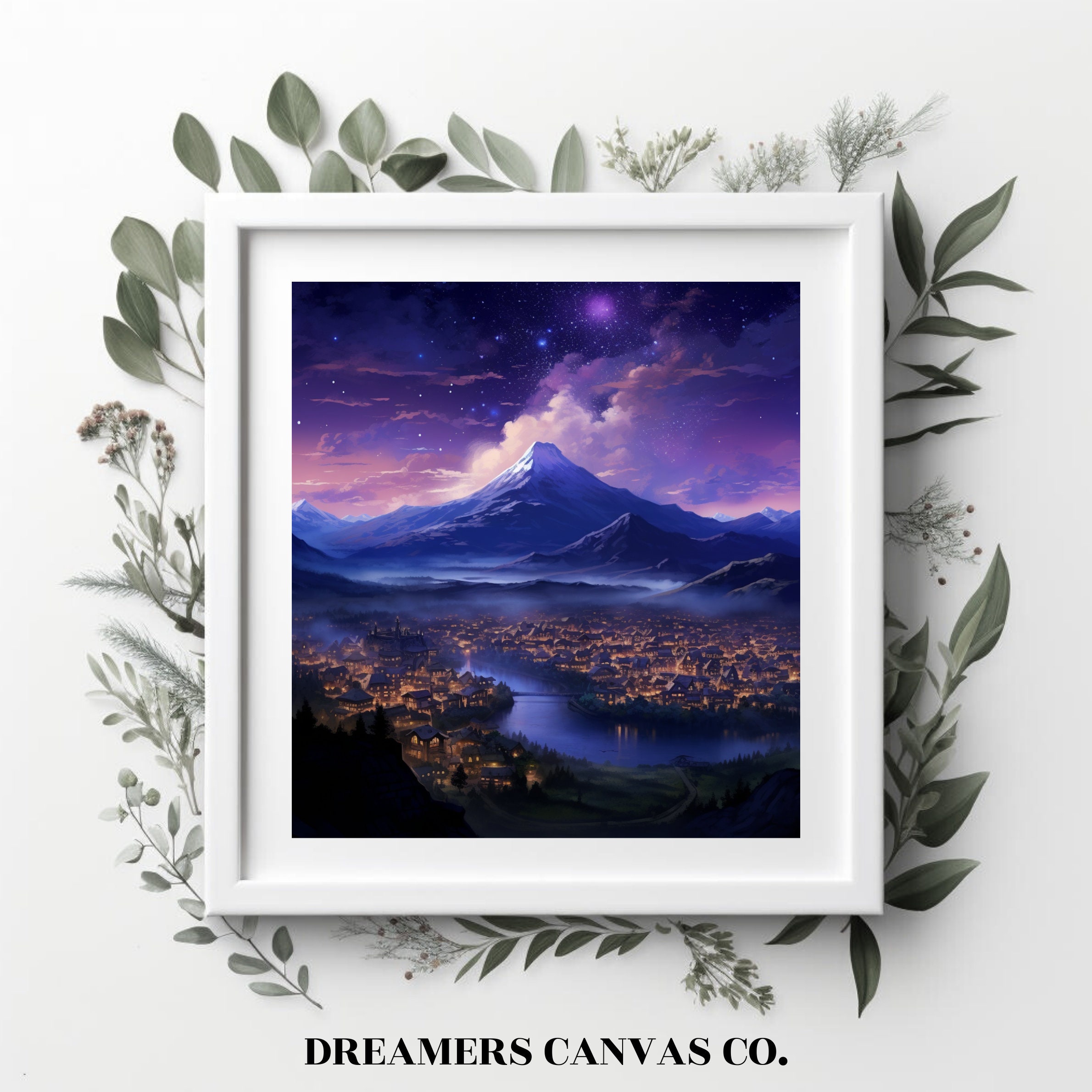 Velaris / ACOTAR Inspired Painting Printable Wall Art DIGITAL DOWNLOAD ...