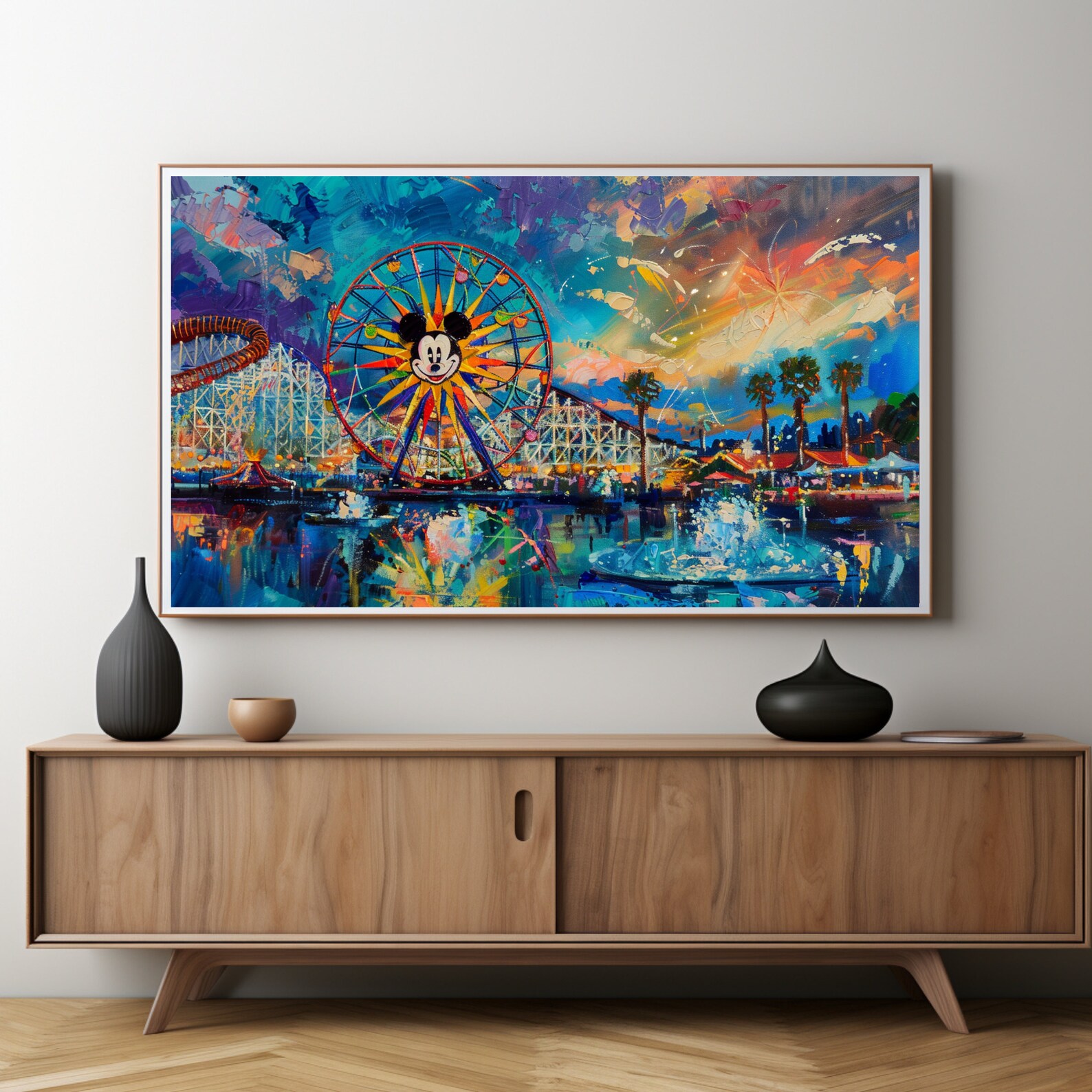 Samsung Frame TV Art - 'west Coast Magic' | Set of 5 Digital Art for ...