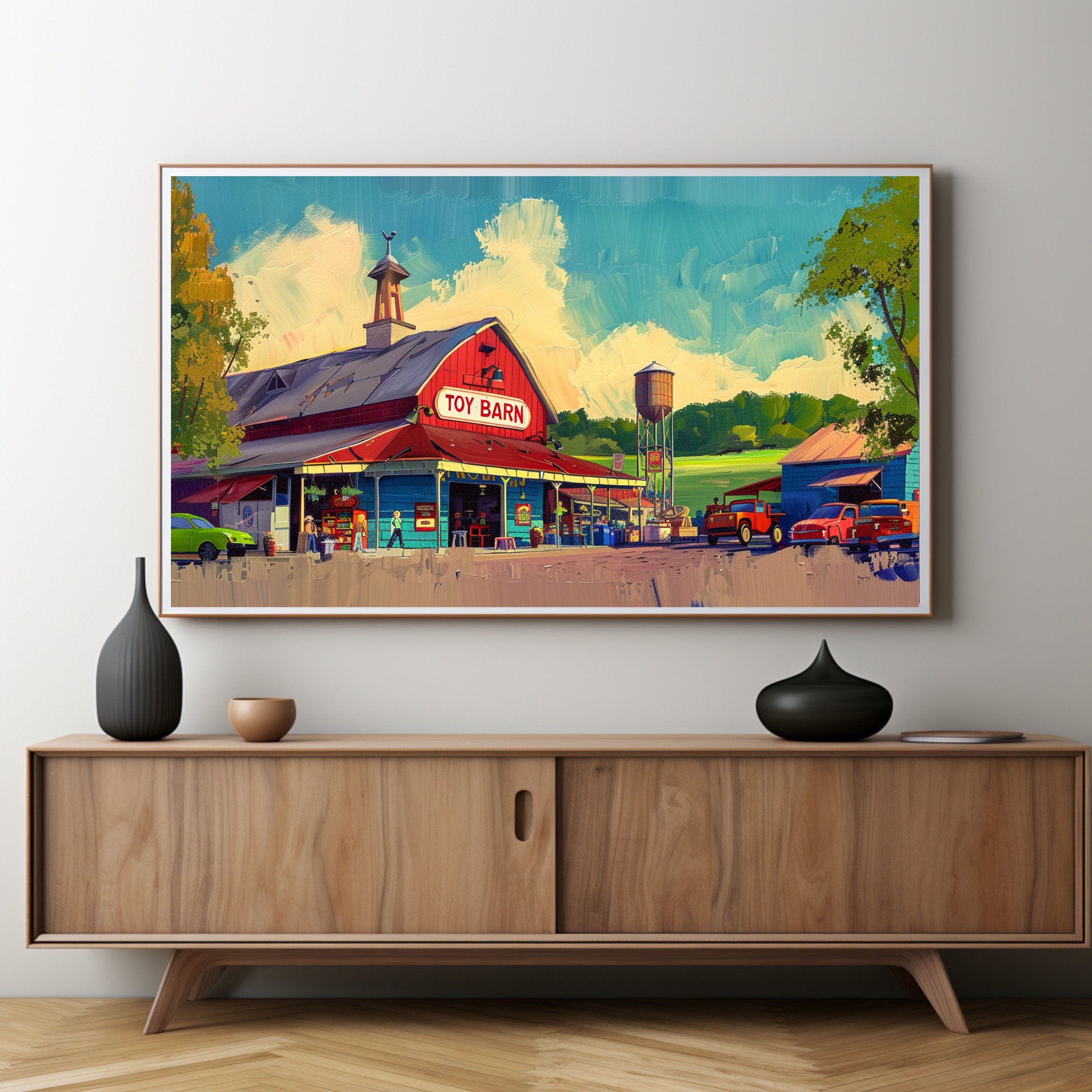 Samsung Frame TV Art 'reach for the Sky' Collection Set of 5 Digital TV ...