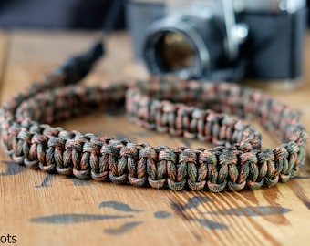 Camera Strap camouflage. Brown beige green gray DSLR / SLR | Etsy